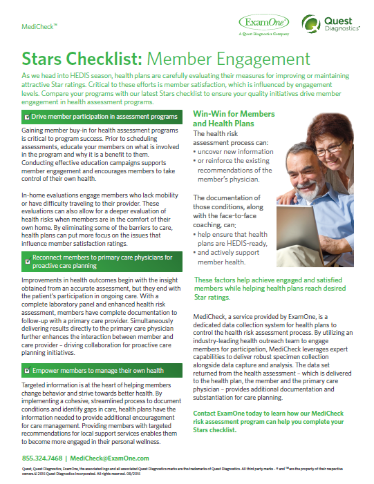 Stars Checklist: Member Engagement